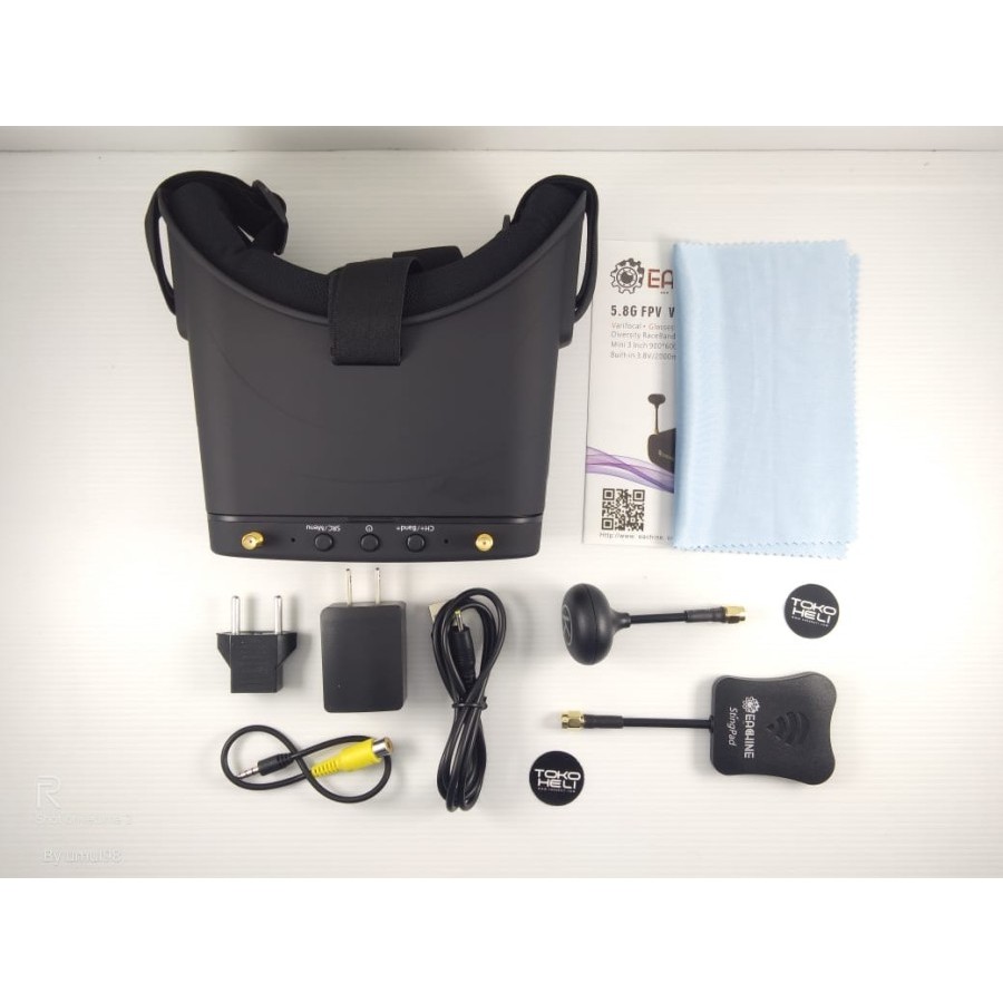 Jual Eachine EV800DM DVR Diversity Goggles 5.8G 40CH FPV EV800 Goggle | Shopee Indonesia