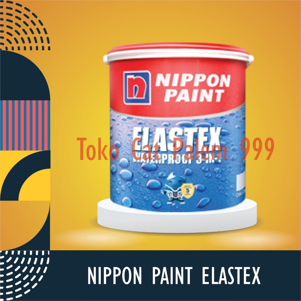 Jual NIPPON ELASTEX ANTI BOCOR WARNA UKURAN 4 KG /GALON | Shopee Indonesia