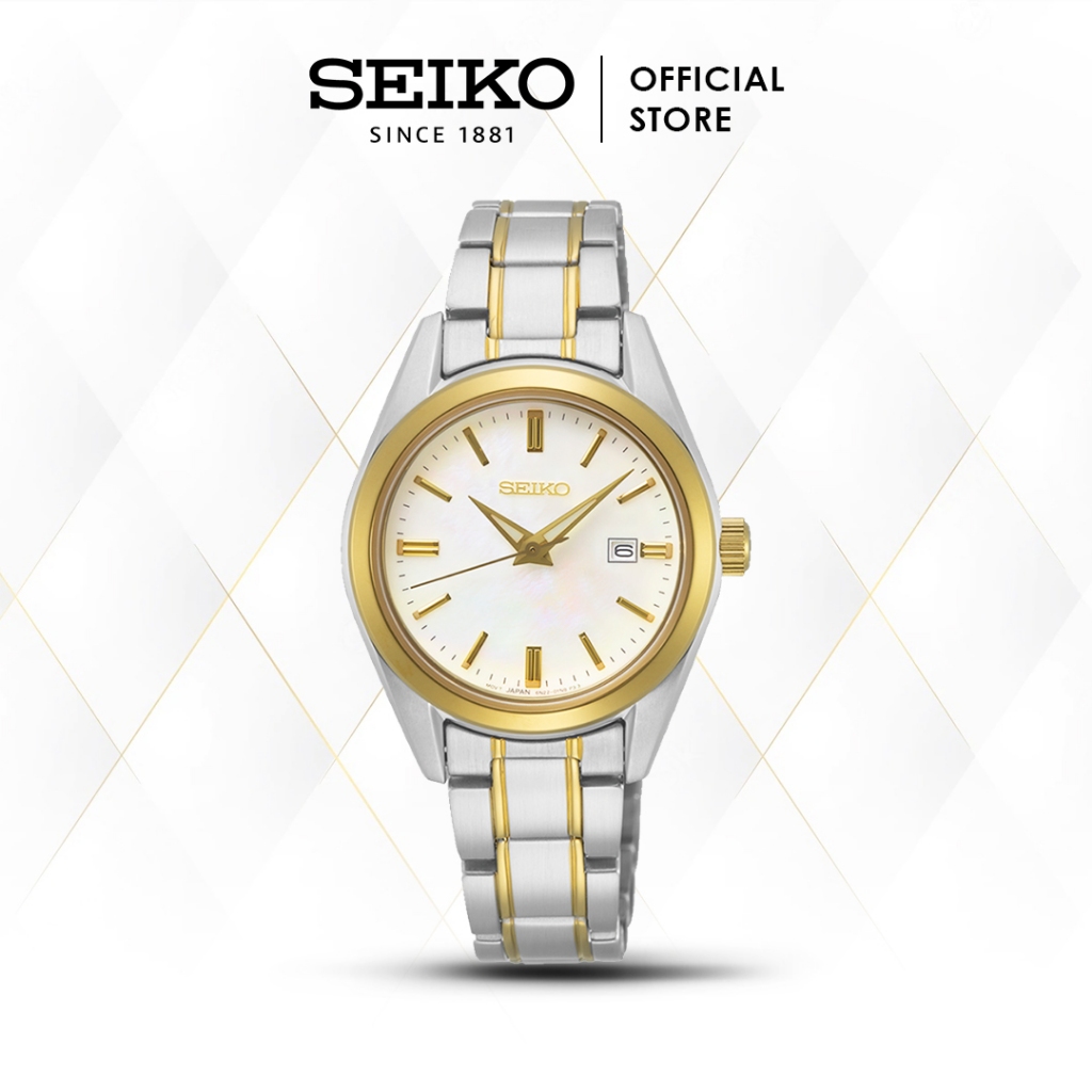 Jual Jam Tangan Wanita Seiko Classic SUR636P1 SUR636 Stainless Gold ...