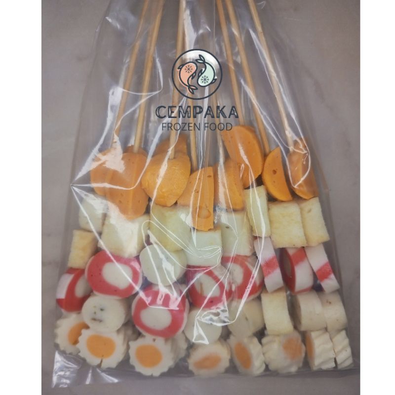 Jual Mix Sate Seafood/sate lok lok/suki isi 10 Tusuk | Shopee Indonesia