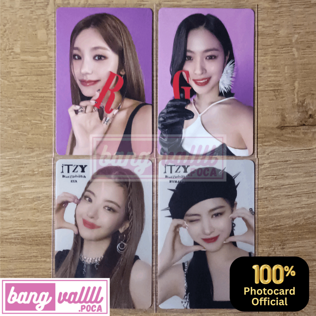 Jual PHOTOCARD PC ITZY RINGO BLAH BLAH YEJI LIA RYUJIN CHAERYEONG YUNA ...