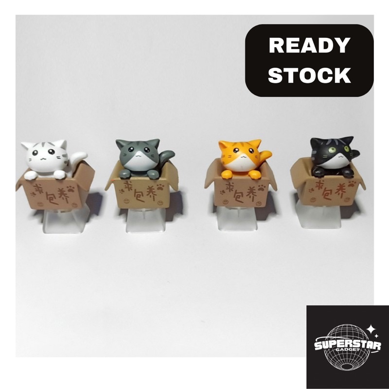 Jual Keycaps mechanical keyboard cat cute, keycaps keyboard kucing lucu ...