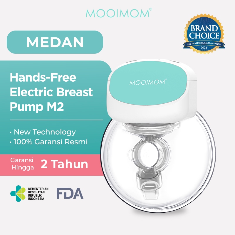 Jual [READY STOCK] MOOIMOM Hands Free Wireless Electric Breast Pump M2 ...