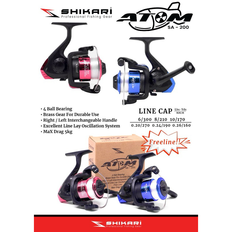 Jual reel daido/shikari atom 200 | Shopee Indonesia