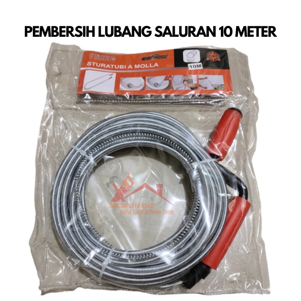 Jual MICHAEL Kawat Anti Sumbat 10 Meter Alat Pembersih Saluran Pipa ...