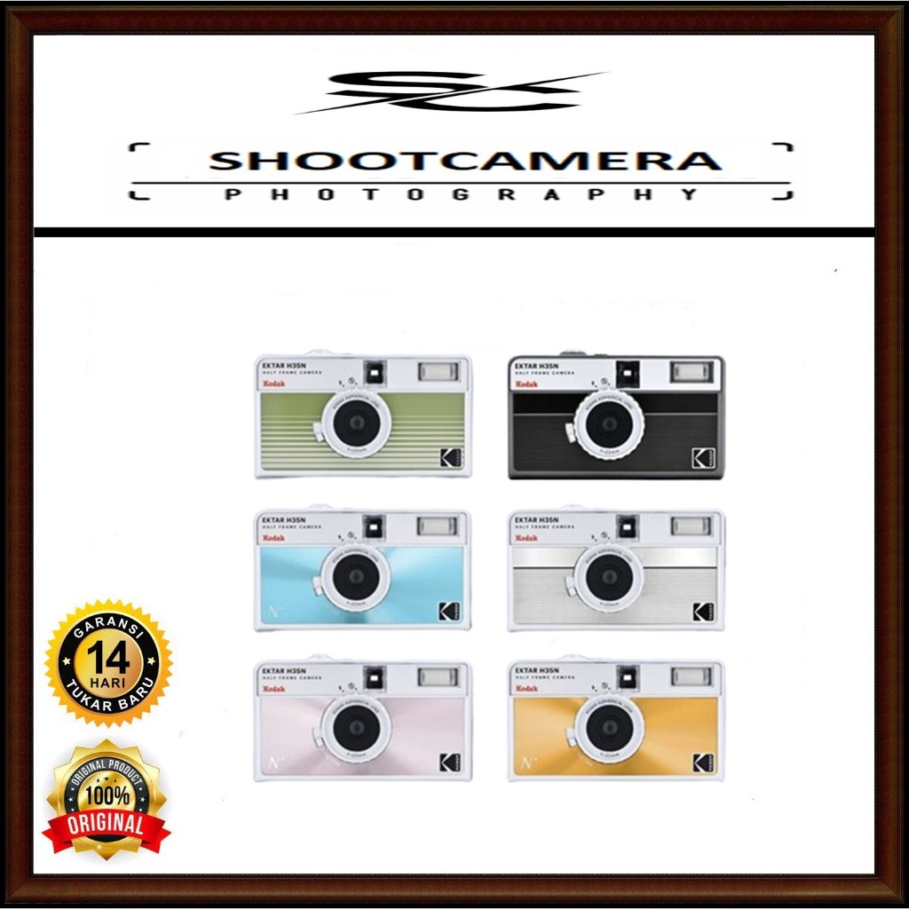 Jual KODAK EKTAR H35N / H35-N HALF FRAME CAMERA ANALOG REUSABLE 35MM ...