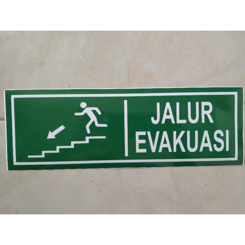 Jual STIKER JALUR EVAKUASI KANAN/KIRI | Shopee Indonesia Jual STIKER JALUR EVAKUASI KANAN/KIRI | Shopee Indonesia
