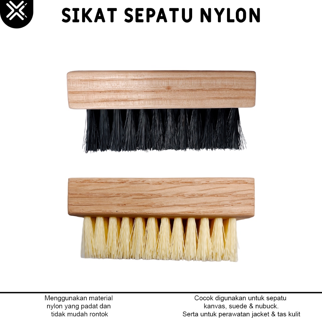 Jual Sikat Sepatu Premium Nylon / Perawatan Sepatu / Shoecleaning ...