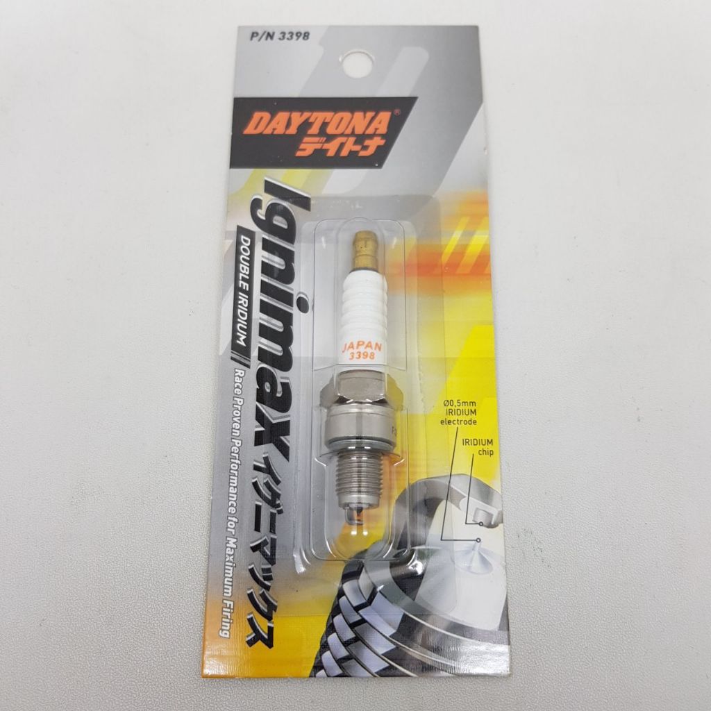 Jual Busi Daytona Double iridium 3398 Mio J Xride Jupiter Z Smash Spin ...