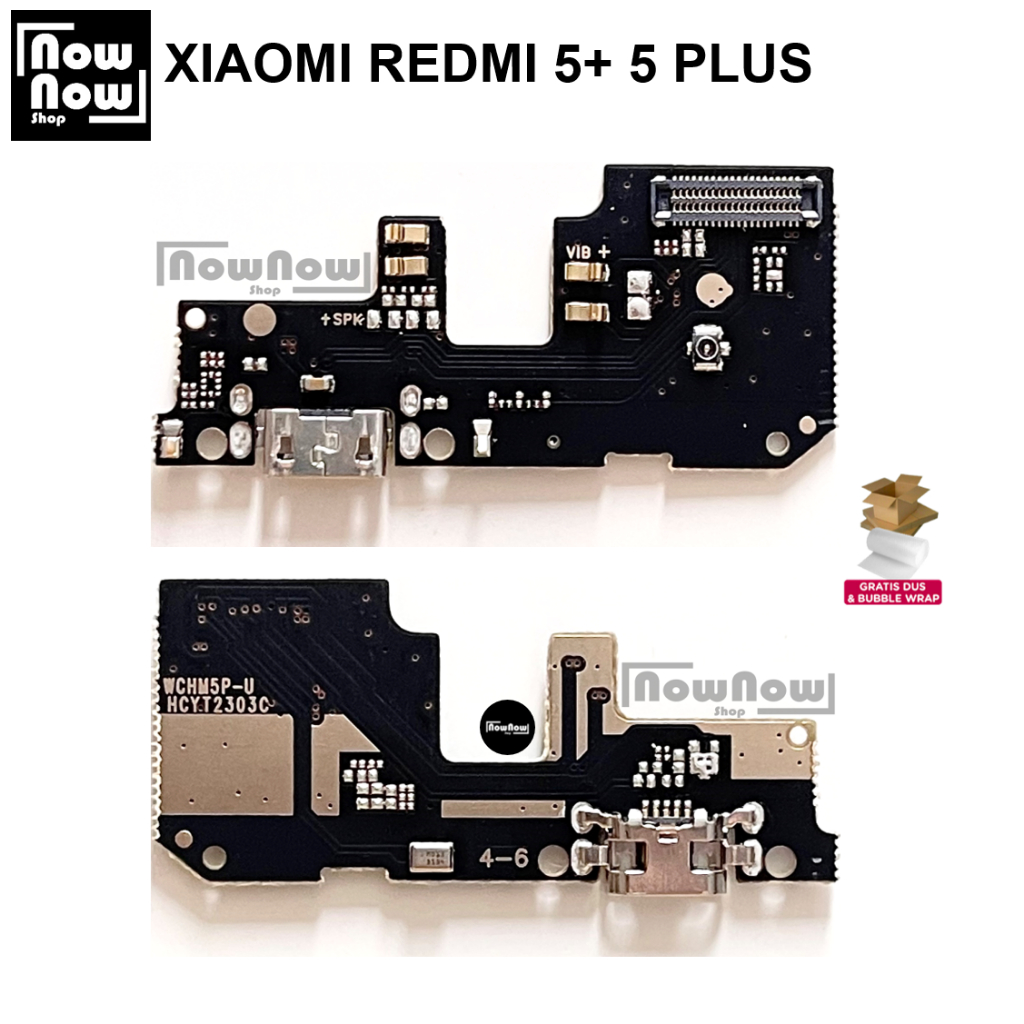 Jual BOARD KONEKTOR PAPAN CAS XIAOMI REDMI 5+ 5 PLUS PCB CONNECTOR ...