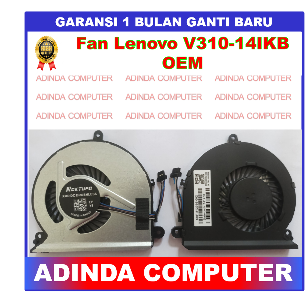 Jual Fan Lenovo Ideapad V310-14IKB V310-14ISK V310-15IKB V310-15ISK V510-14IKB V510-15IKB V310 ...