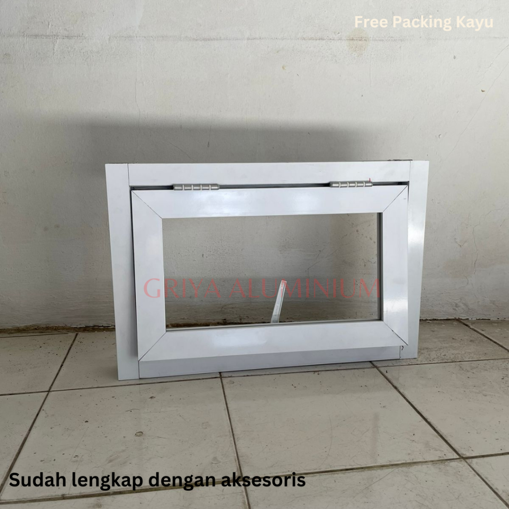 Jual endela Aluminium Kamar Mandi Boven Kaca Tipe Horizontal Ukuran ...