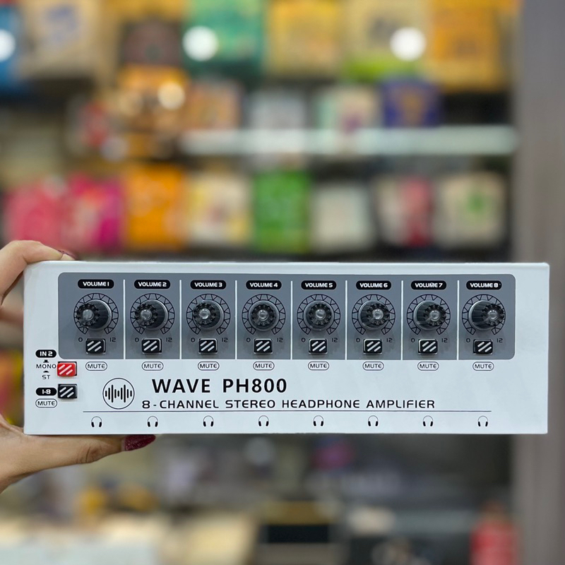 Jual WAVE PH800 HEADPHONE AMPLIFIER 8 CHANNEL - PH 800 ORIGINAL WAVE ...