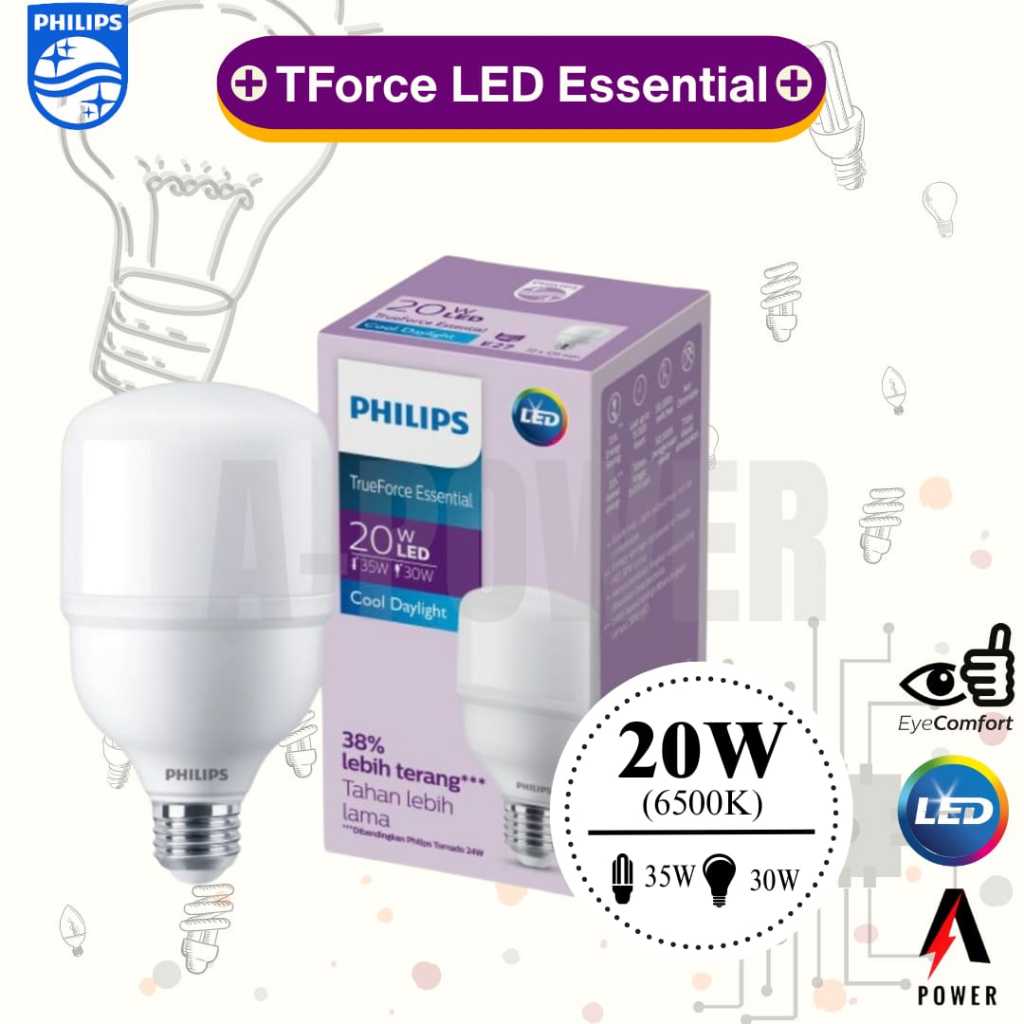 Jual Philips - Lampu LED Essential 18W | Shopee Indonesia