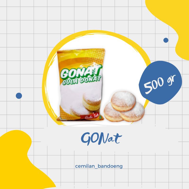 Jual GULA DONAT / GONAT KEMASAN 500GR | Shopee Indonesia