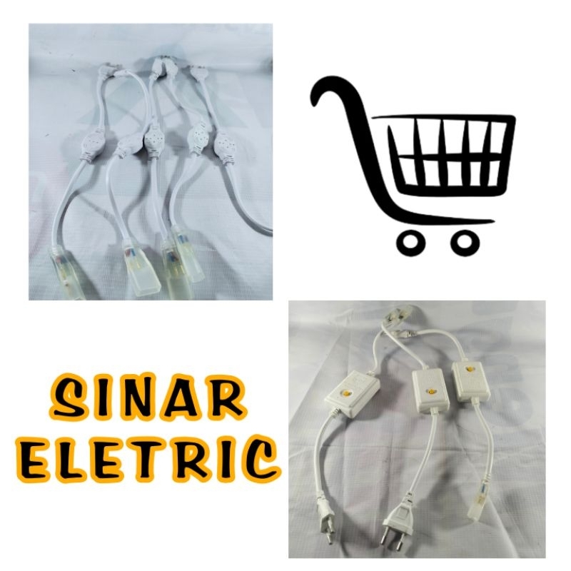 Jual ADAPTOR KHUSUS LAMPU NEON FLEX/ SOCKET ADAPTOR NEON FLEX ...