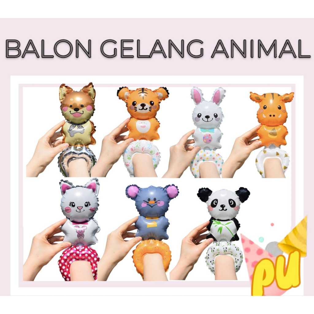 Jual Balon GELANG HEWAN / Balon Tangan Animal / Balon Hewan | Shopee ...