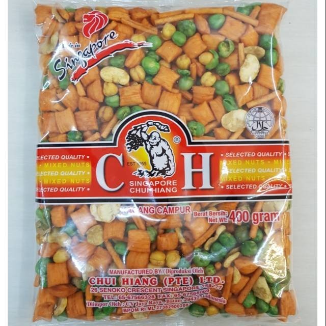 Jual Chui Hiang Kacang Campur Mixed Nut Chuihiang 400gr Snack Singapore ...