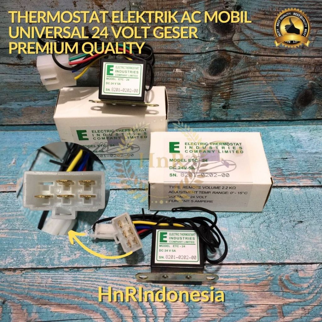 Jual Thermostat Pengatur Suhu AC Mobil Universal 24V 24 VOLT PREMIUM QUALITY | Shopee Indonesia