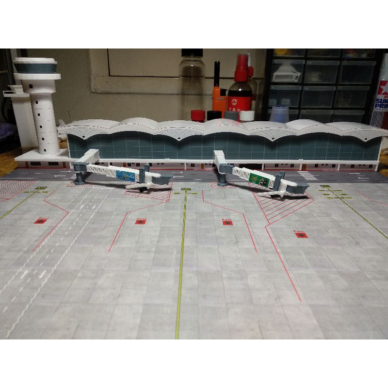 Jual Miniatur/Diecast Terminal Bandara pesawat Kualanamu skala 1/400 ...