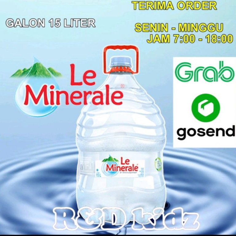 Jual T3rlar!s Air Minum Le Minerale Galon 15 Liter Harga Baru | Shopee ...