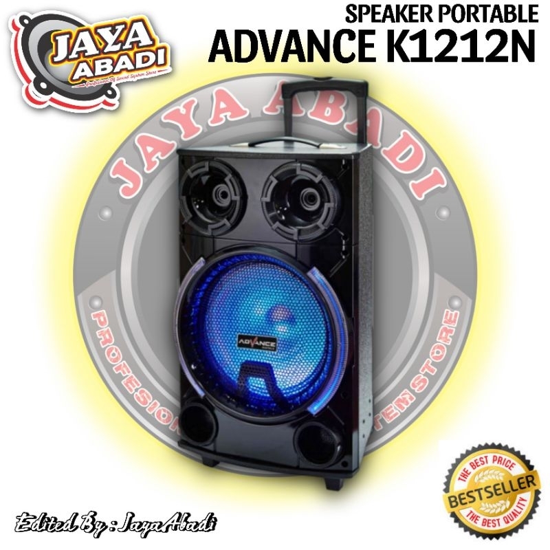 Jual SPEAKER PORTABLE 12 INCH ADVANCE K1212N ORIGINAL | Shopee Indonesia