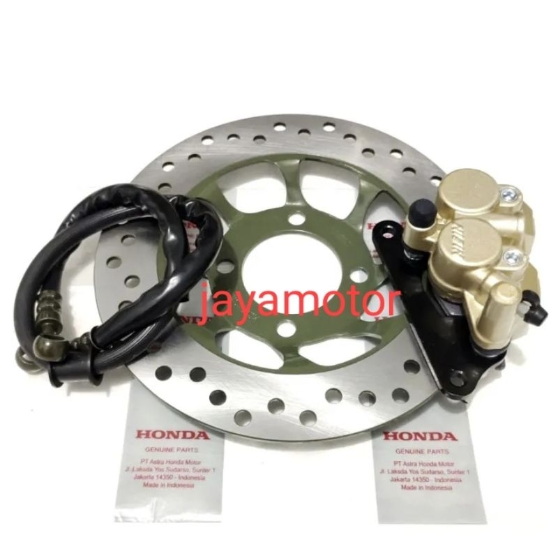 Jual selang rem+piringan cakram+kaliper depan Honda Supra X 125,karisma,Supra fit new,Supra fit ...