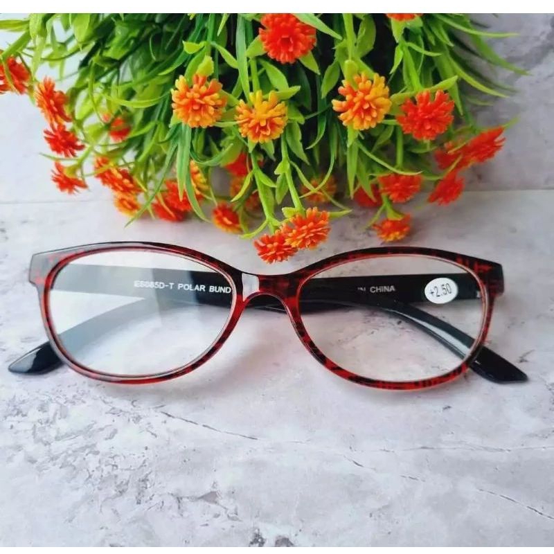 Jual ES085 KACAMATA BACA CEWEK MODEL CAT EYE +1.00 s/d +3.00 / KACAMATA ...