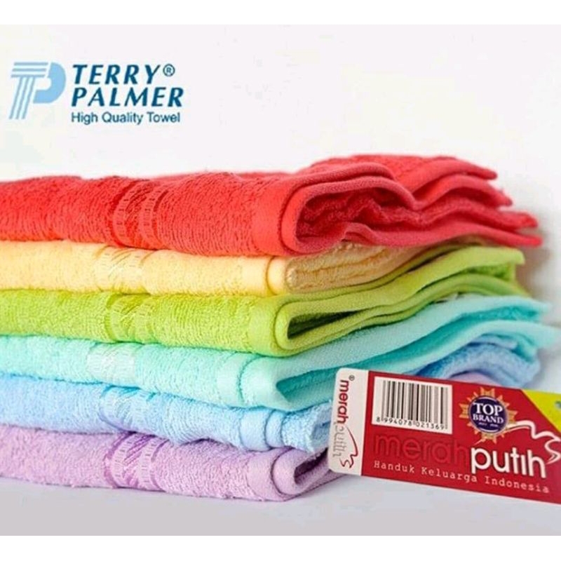 Jual Handuk Merah Putih Ukuran tanggung 50x100cm | Shopee Indonesia