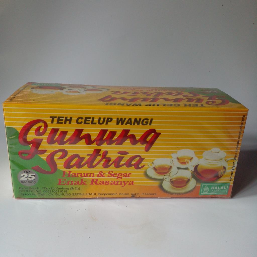 Jual teh celup wangi gunung satria 50g | Shopee Indonesia