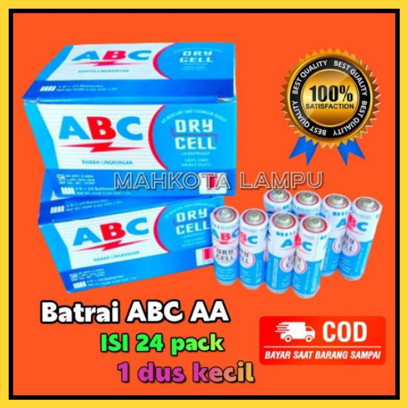 Jual BATRAI ABC AA PER BOX 24 PACK | Shopee Indonesia