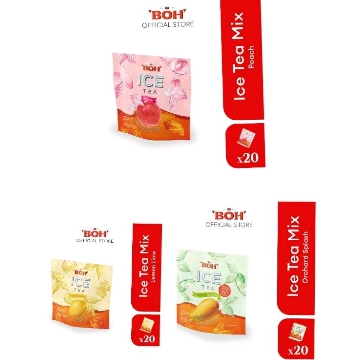 Jual Boh Ice Tea Instant Mix Teh Campuran Orchard Splash Lemon Lime ...