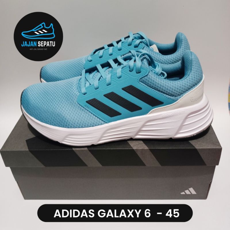 Jual Sepatu Running Adidas Galaxy 6 Blue HP2422 Original BNIB | Shopee ...