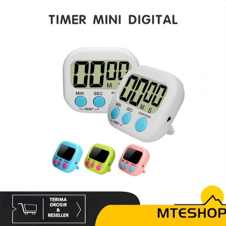 Jual 3l Baru MTE Timer Mini Digital Dapur / Alat Pengingat Alarm Masak ...