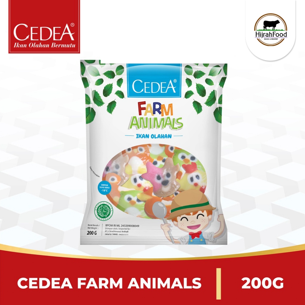 Jual CEDEA Farm Animals Olahan Ikan Frozen Higienis Halal 200 gram ...