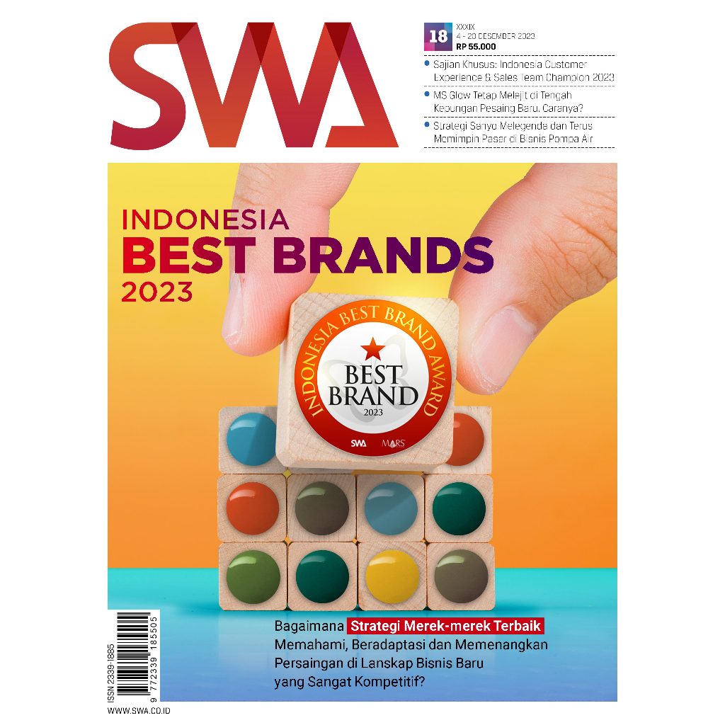 Jual Majalah SWA Edisi 18/2023 Indonesia Best Brands 2023 | Shopee Indonesia