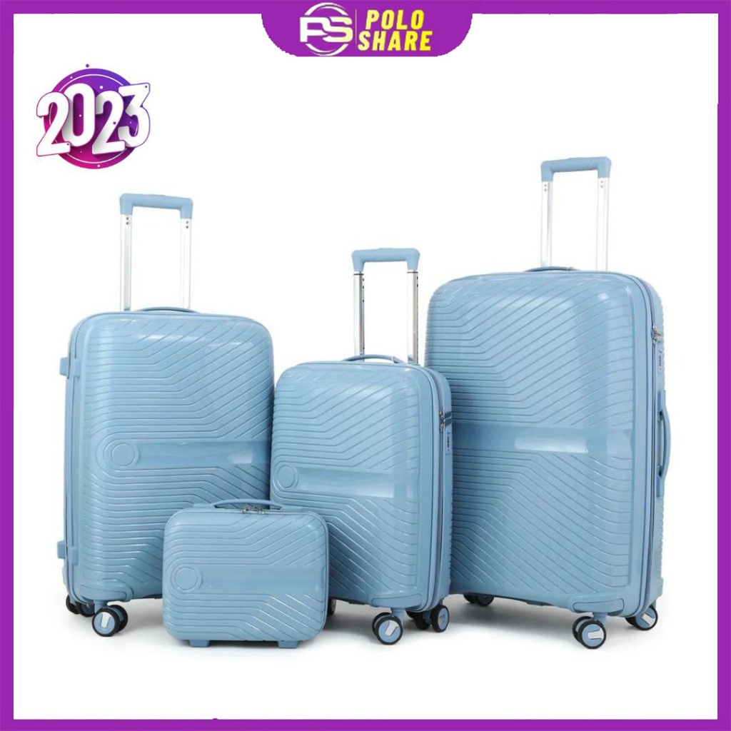 Jual [ POLO SHARE ] KOPER 28 INCH SET 2 IN 1 WITH BEAUTY CASE MAKE UP ...