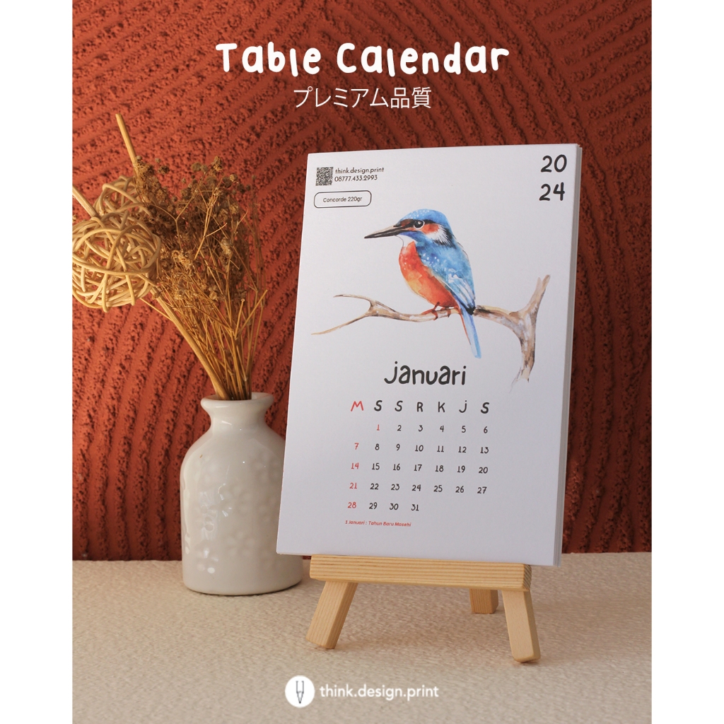 Jual Kalender 2024 Aesthetic Estetik Mini Kalender Meja | Shopee Indonesia