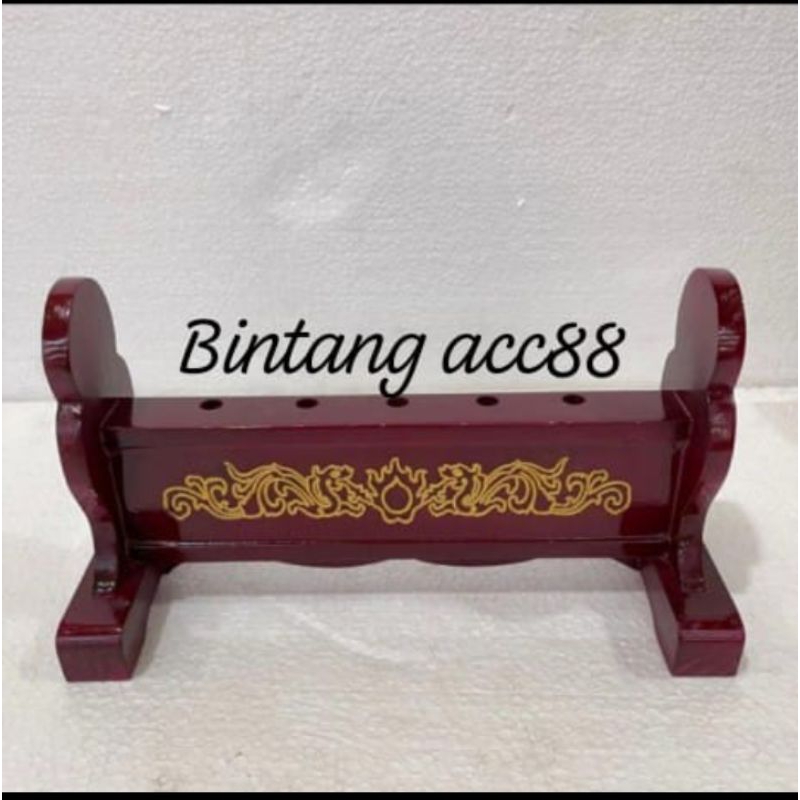 Jual tempat bendera/ dudukan bendera/ tempat buat 5 bendera- kayu ...