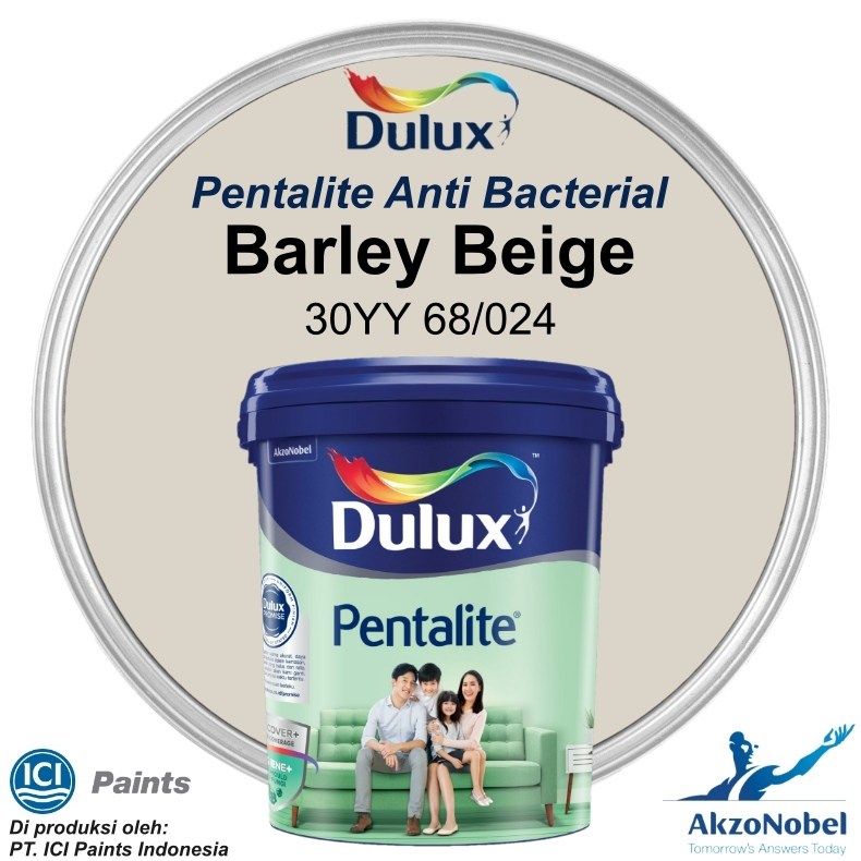 Jual CAT DULUX PENTALITE 2.5 LT - BARLEY BEIGE 30YY 68/024 | Shopee Indonesia