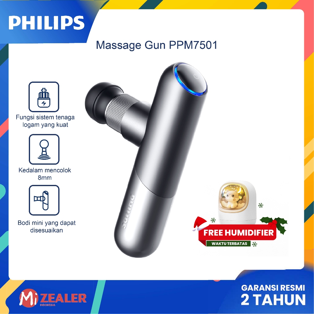 Jual Philips PPM7501 massage Massage Gun Pijat 10kg intensity/titanium ...