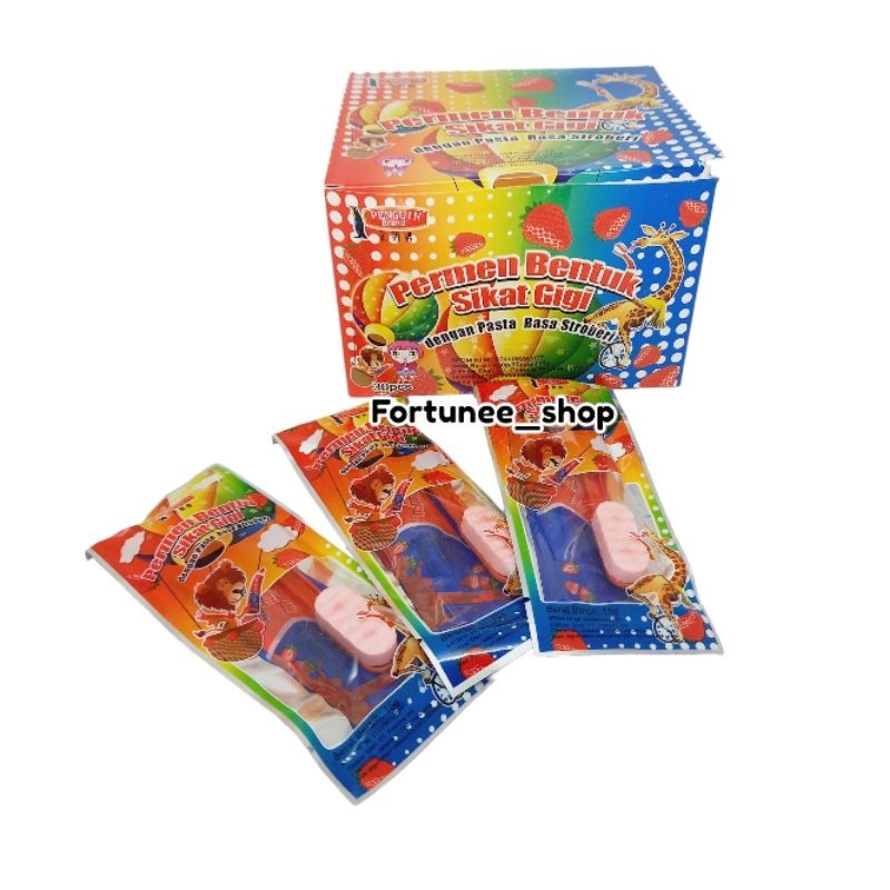 Jual Permen Sikat Gigi / Permen Bentuk Sikat Pasta Gigi | Shopee Indonesia