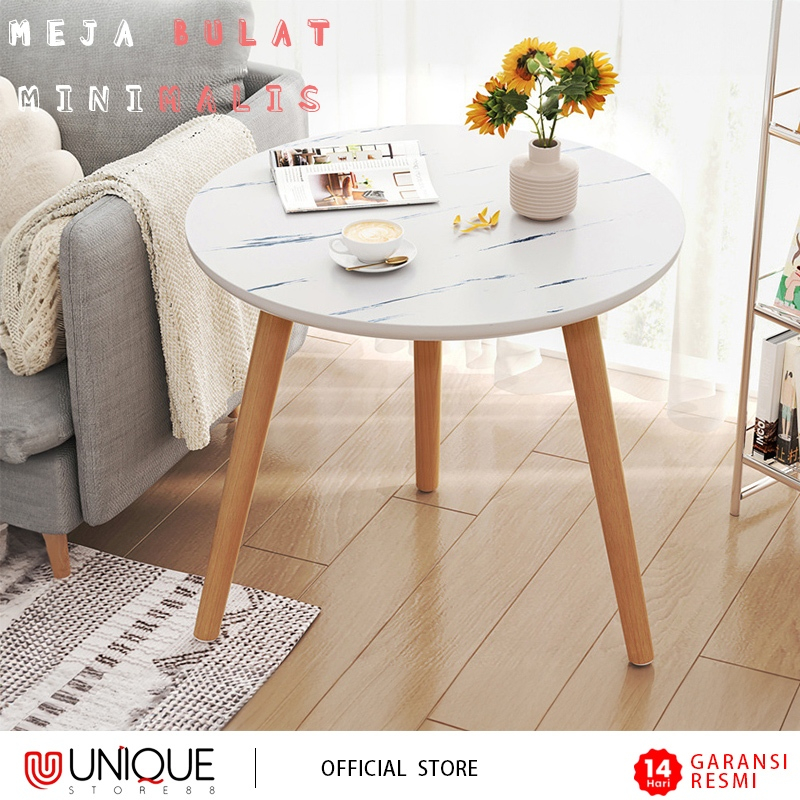 Jual Meja Bulat Minimalis Meja Ruang Tamu Meja Portable Serbaguna ...