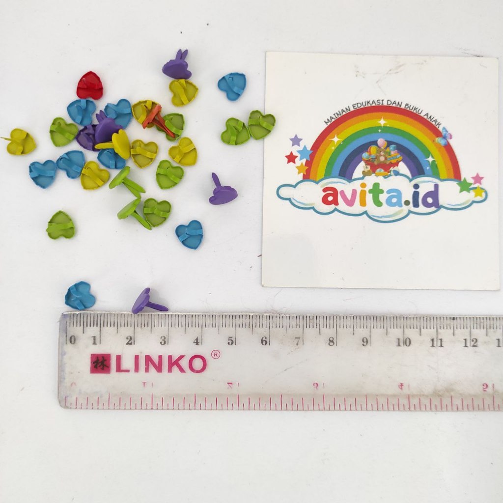 Jual avita.id 1 Biji Paku Belah Besi / Paper Fastener 1 pcs / Paku ...