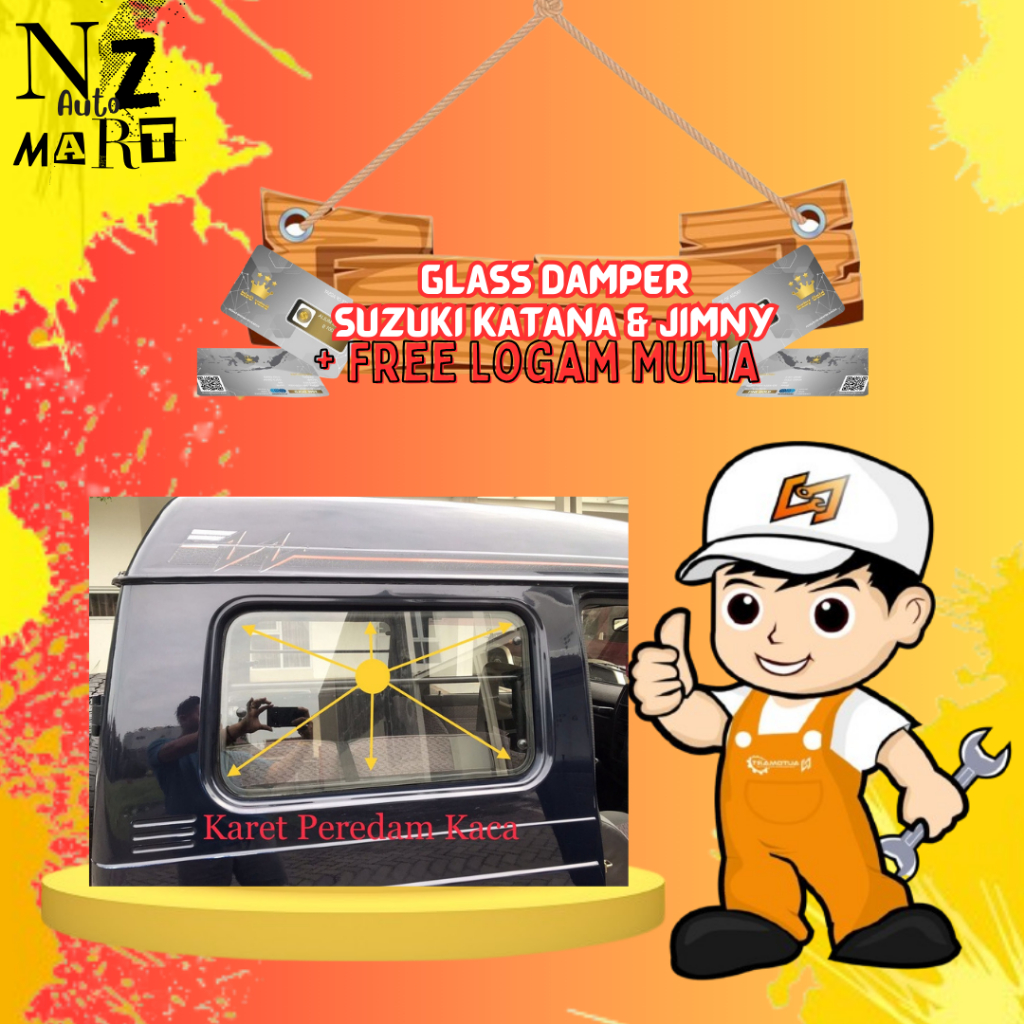 Jual Glass Damper Suzuki Katana & Jimny | Shopee Indonesia