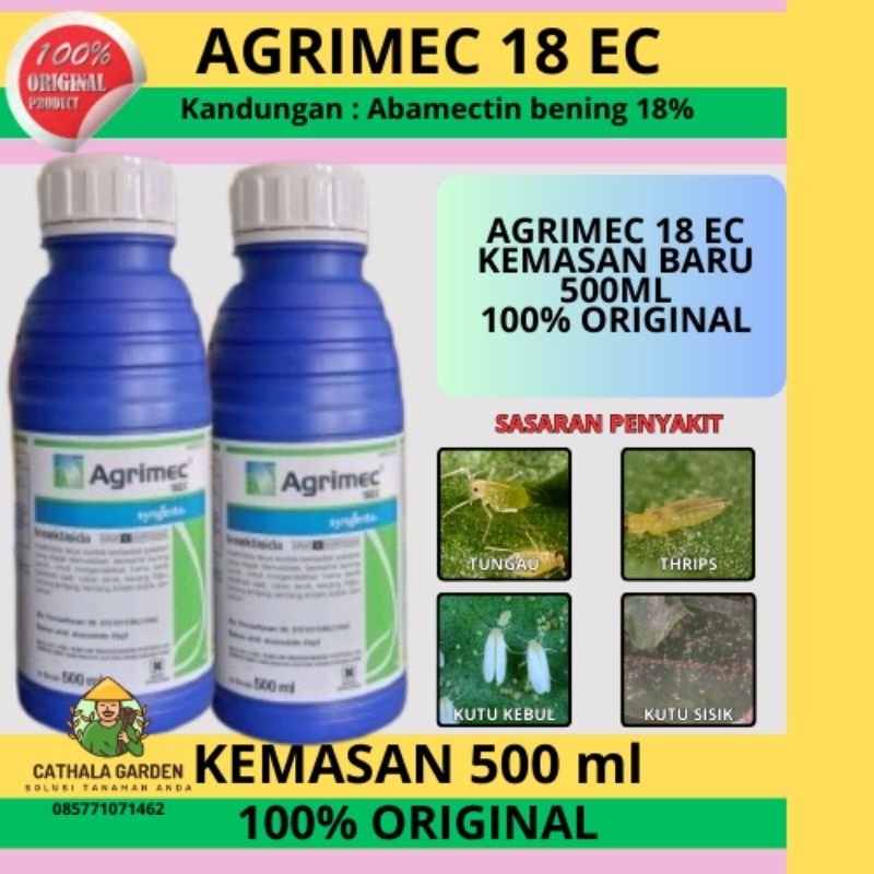 Jual AGRIMEC 18EC KEMASAN 500ML | ️JAMINAN PRODUK ASLI 100% ️ABAMECTIN ...