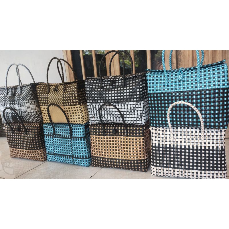 Jual Tas box jumbo 40x20x32 jali anyaman murah muat 20kg travel bag ...