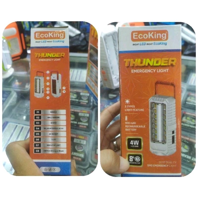 Jual Lampu emergency gantung cas solar panel tenaga matahari dan ...