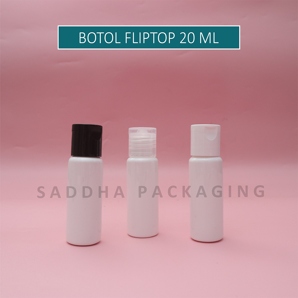 Jual Botol 20ml Putih Fliptop / Botol Shampoo Isi Ulang / Botol ...