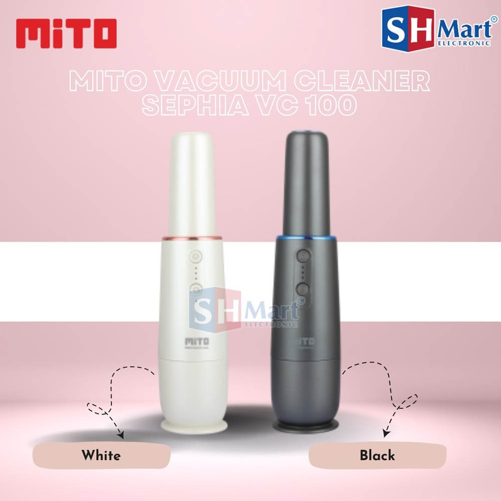 Jual VACUUM CLEANER MITO VC-100 / VC100 SEPHIA 2 IN 1 CORDLESS HEPA ...